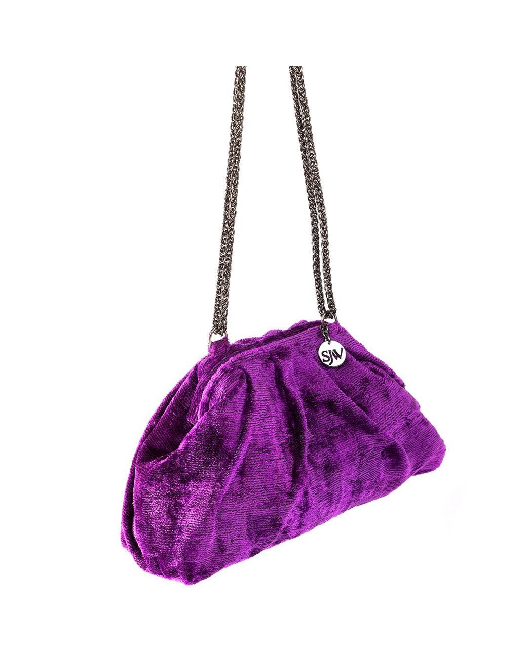 SJW BAGS LONDON Victoria Minimalist Ikat Bag in Purple | Lyst