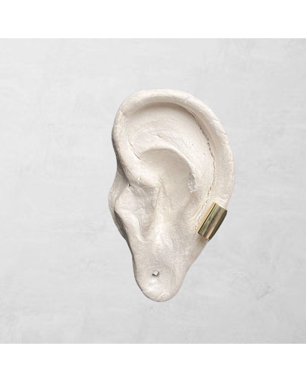 London Atelier Byproduct Earlobe Cuff Earring One Piece in Metallic | Lyst