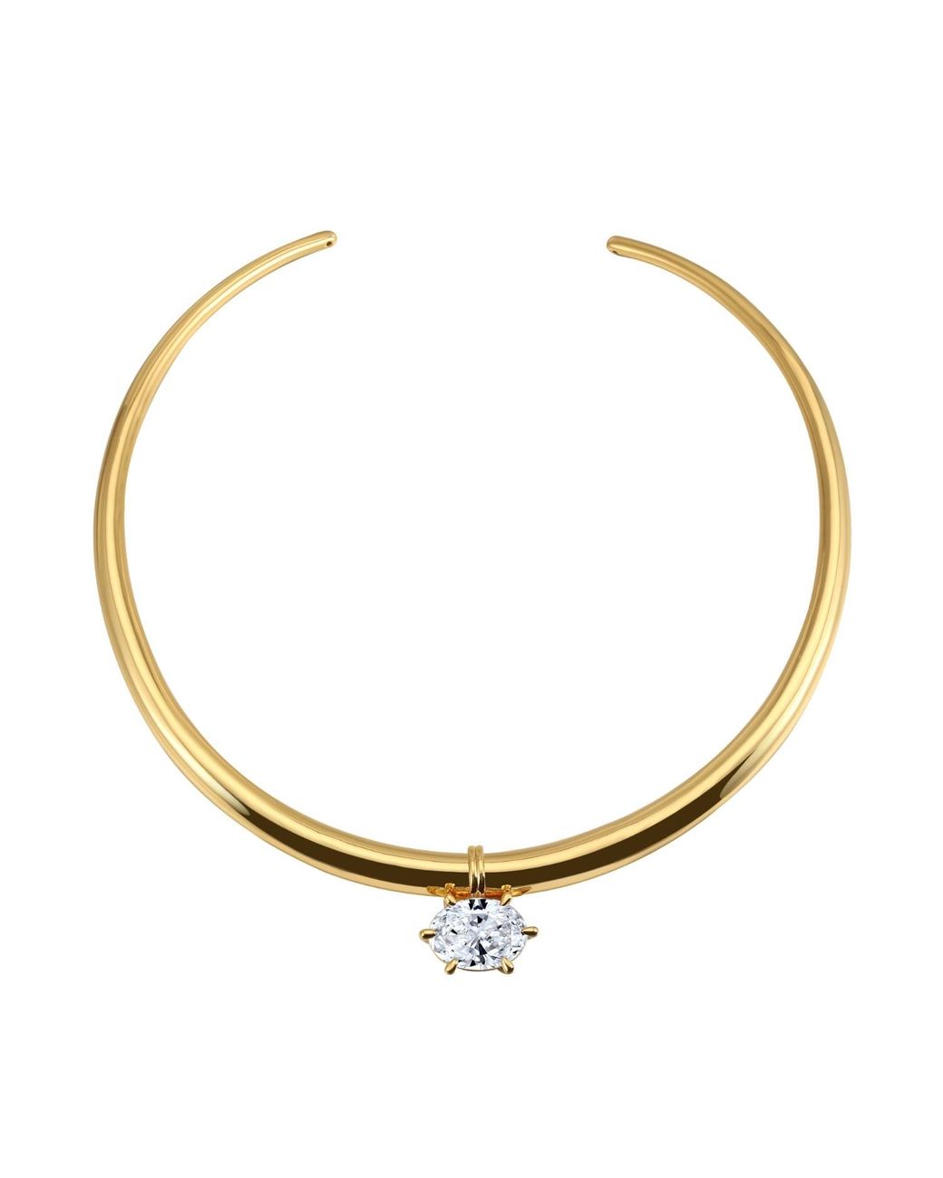 Zepplin the Label Solis Necklace Statement Collar Necklace in Metallic ...