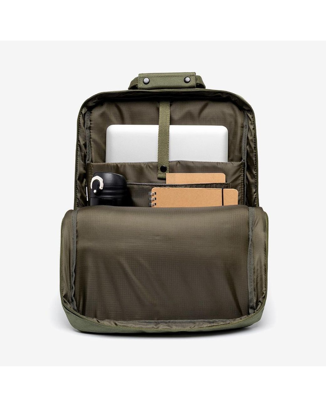 Lefrik Daily Backpack in Green | Lyst UK