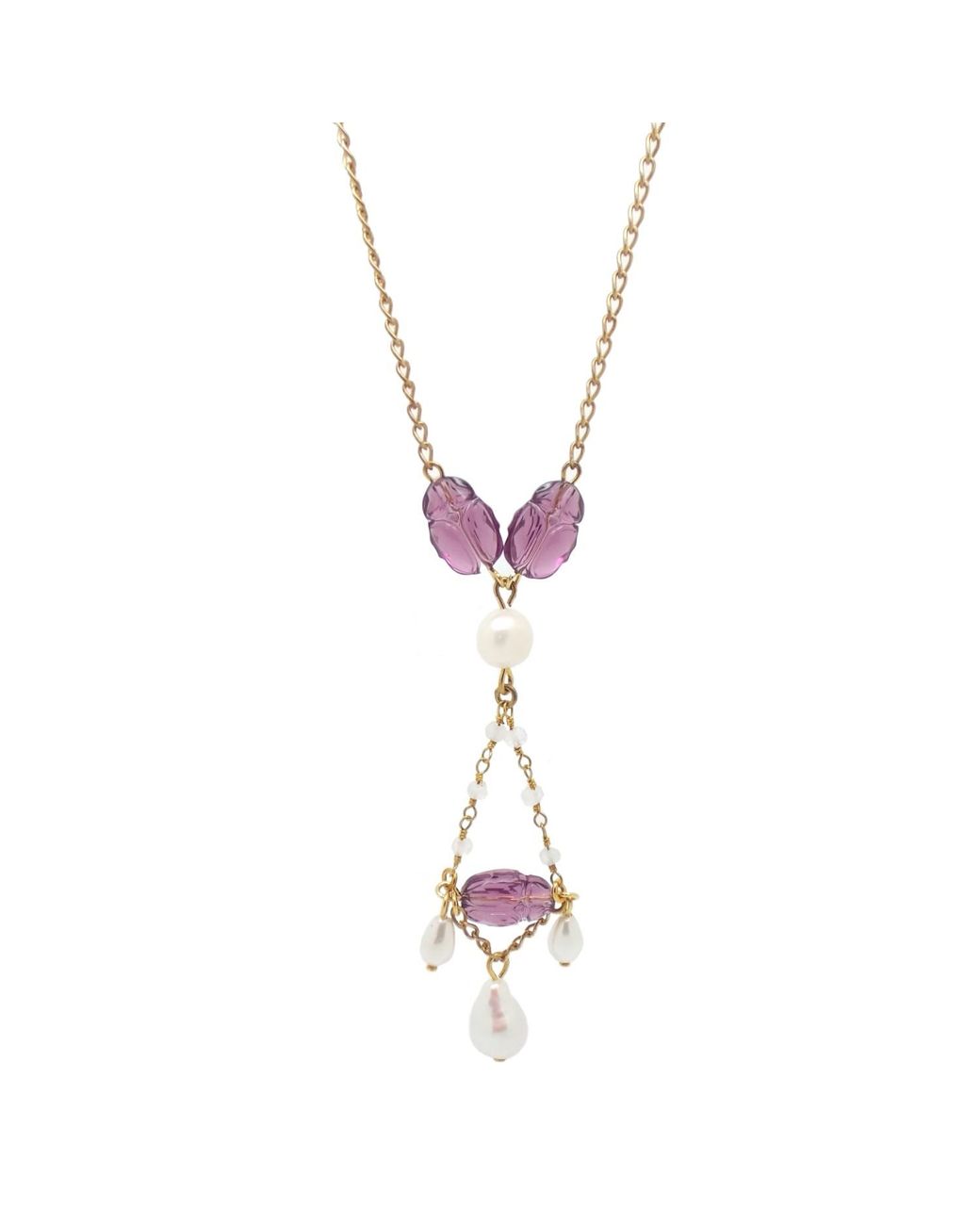 SALOME Sabrina Necklace in Metallic | Lyst UK