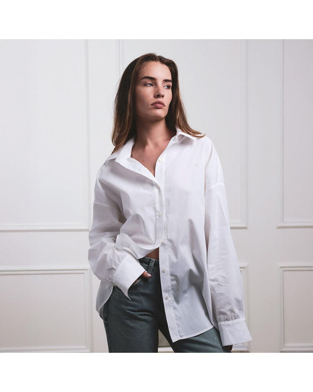 VLD Ex-Boyfriend Shirt in White | Lyst UK