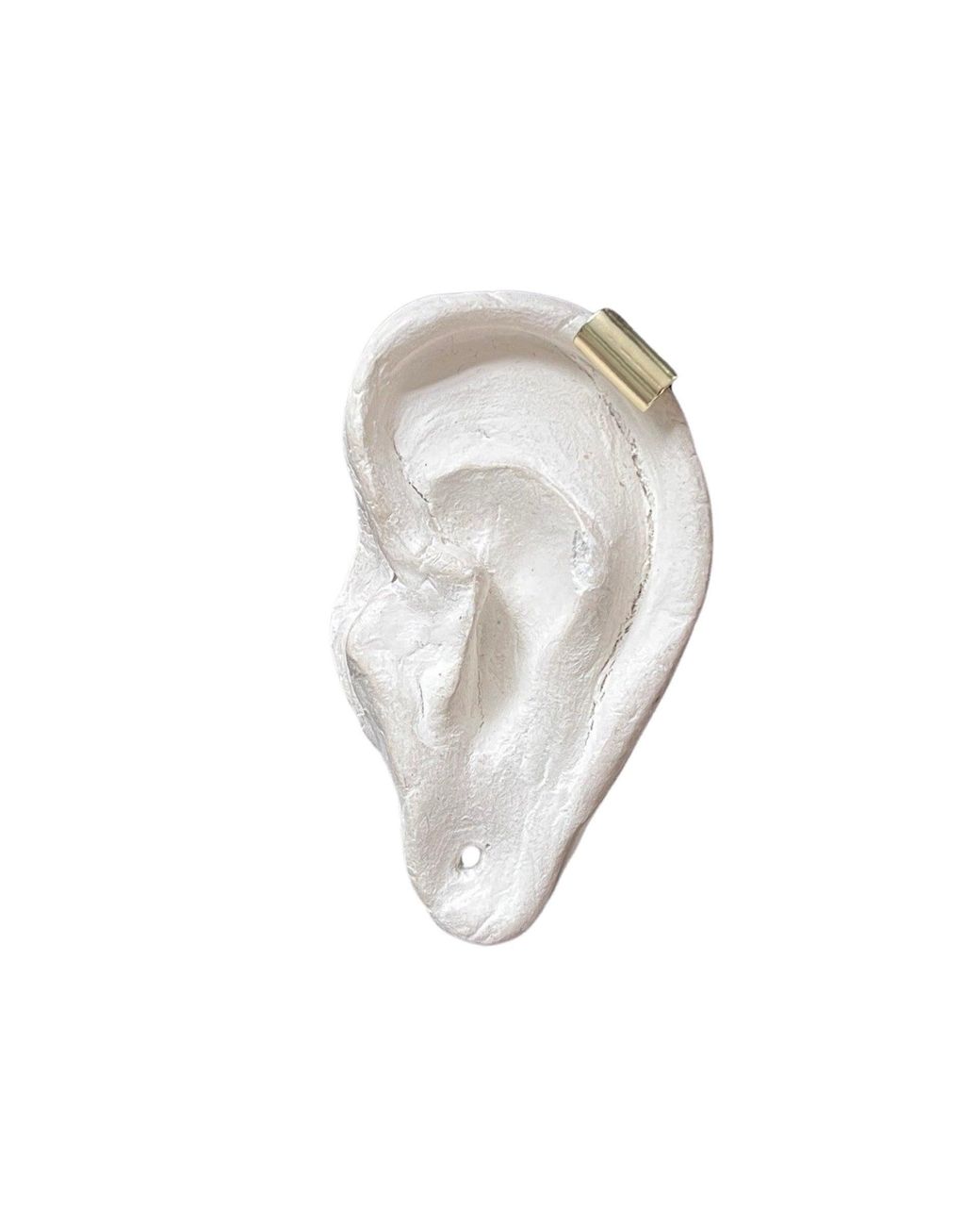 London Atelier Byproduct Earlobe Cuff Earring One Piece in Metallic | Lyst