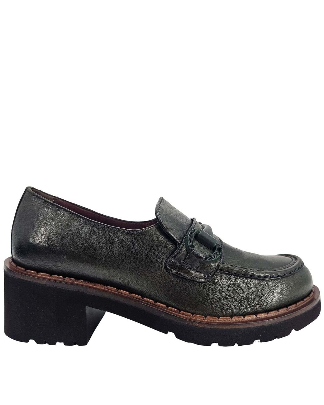Madison Maison Lug Sole Chunky Loafer in Black | Lyst UK