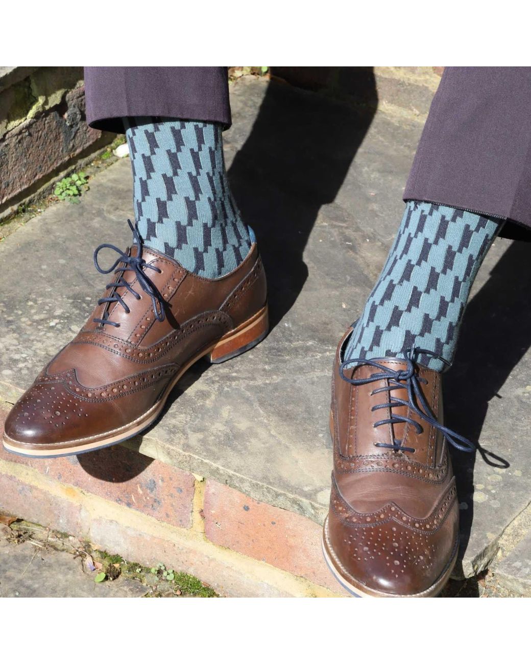 Peper Harow - Made in England Scooby Socks – Sage in Green for Men | Lyst