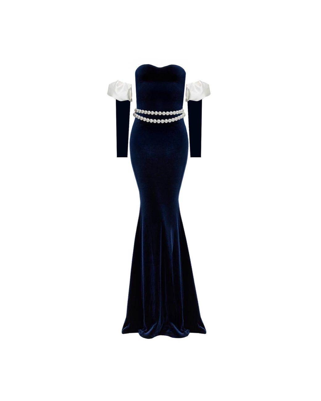 Nur Karaata Grand Duchess Dress in Blue | Lyst