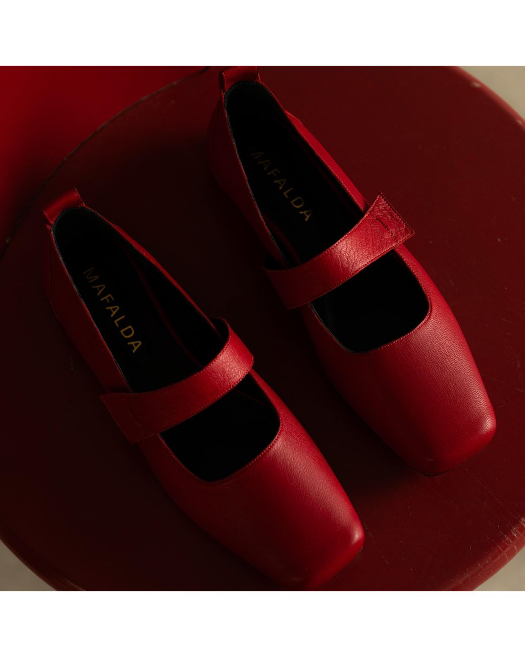 Mafalda Tami Mary Janes in Red | Lyst UK