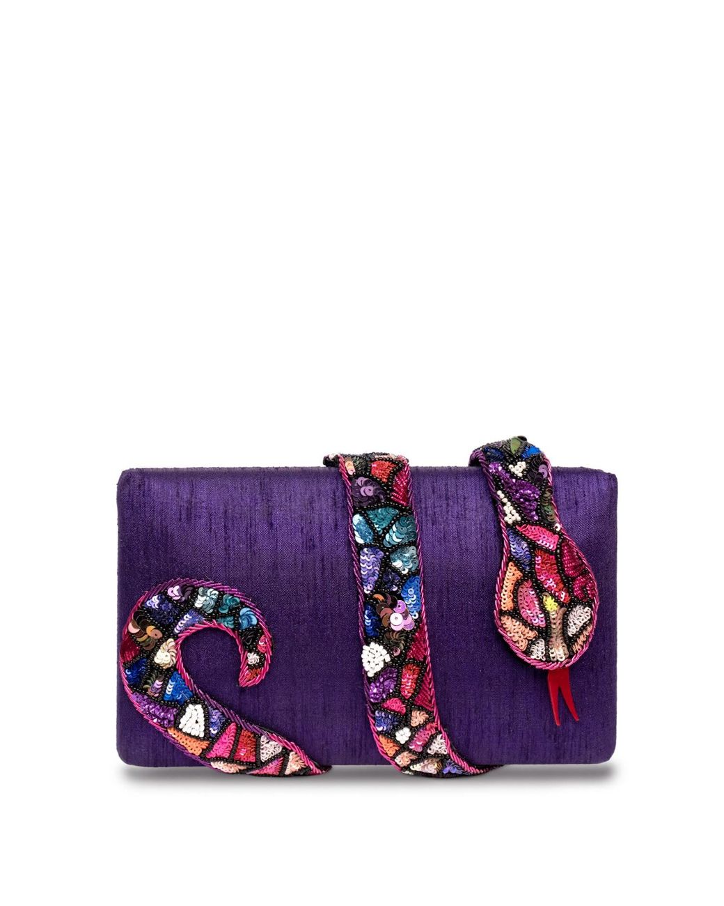 Simitri Royal Kaa Clutch in Purple | Lyst UK
