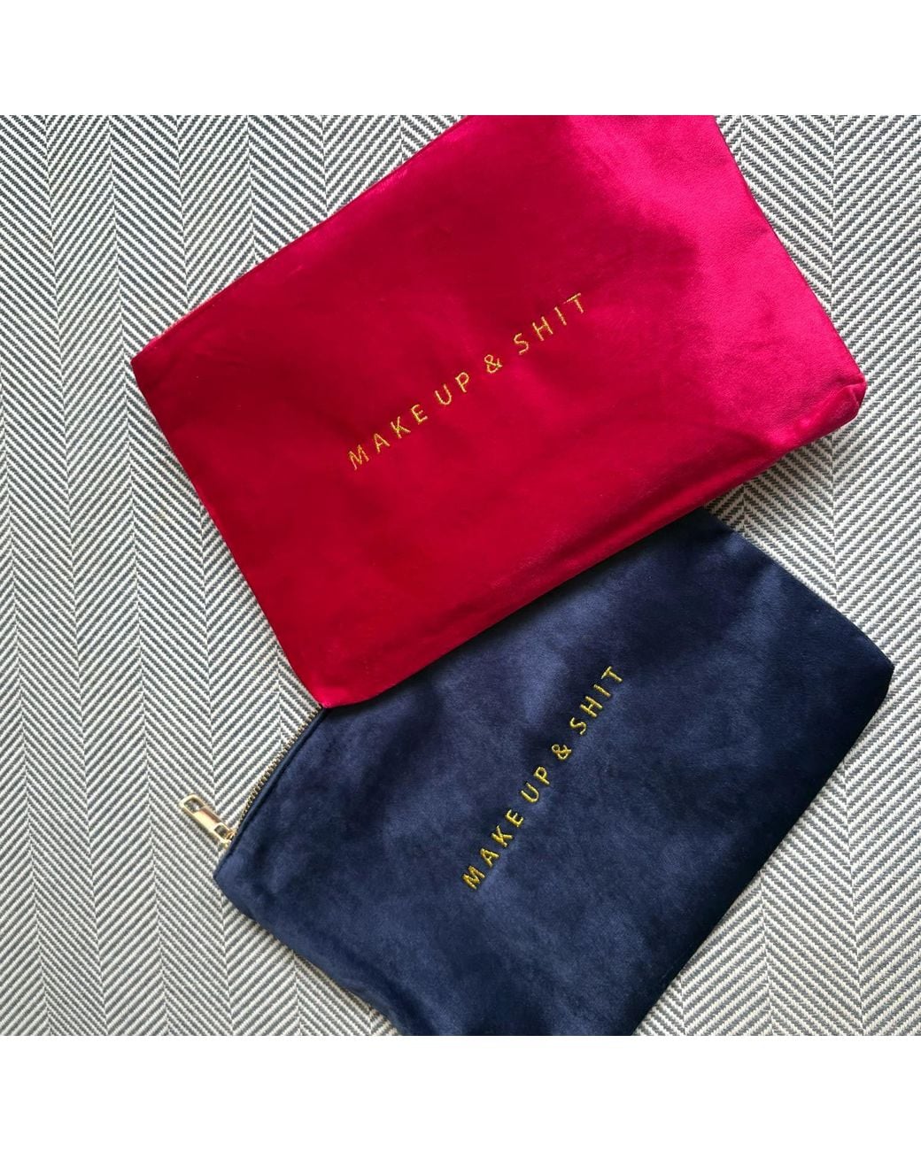Lilly Loves Make Up And Shit Pouch in Pink | Lyst