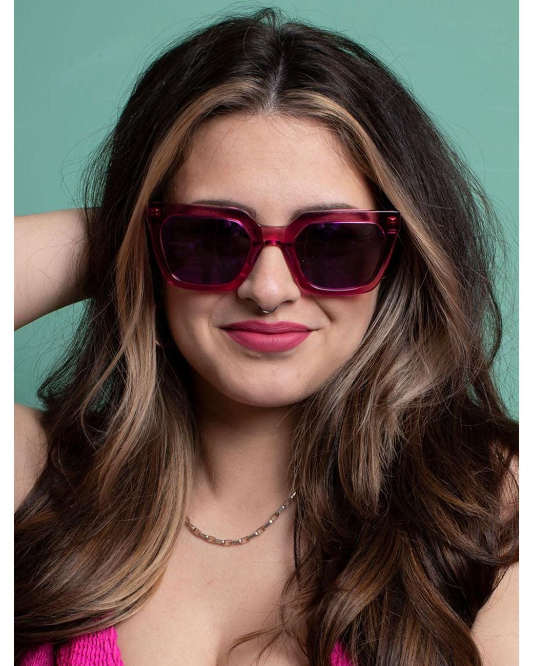 ZOË DE PASS EYEWEAR Kate Raspberry in Pink | Lyst