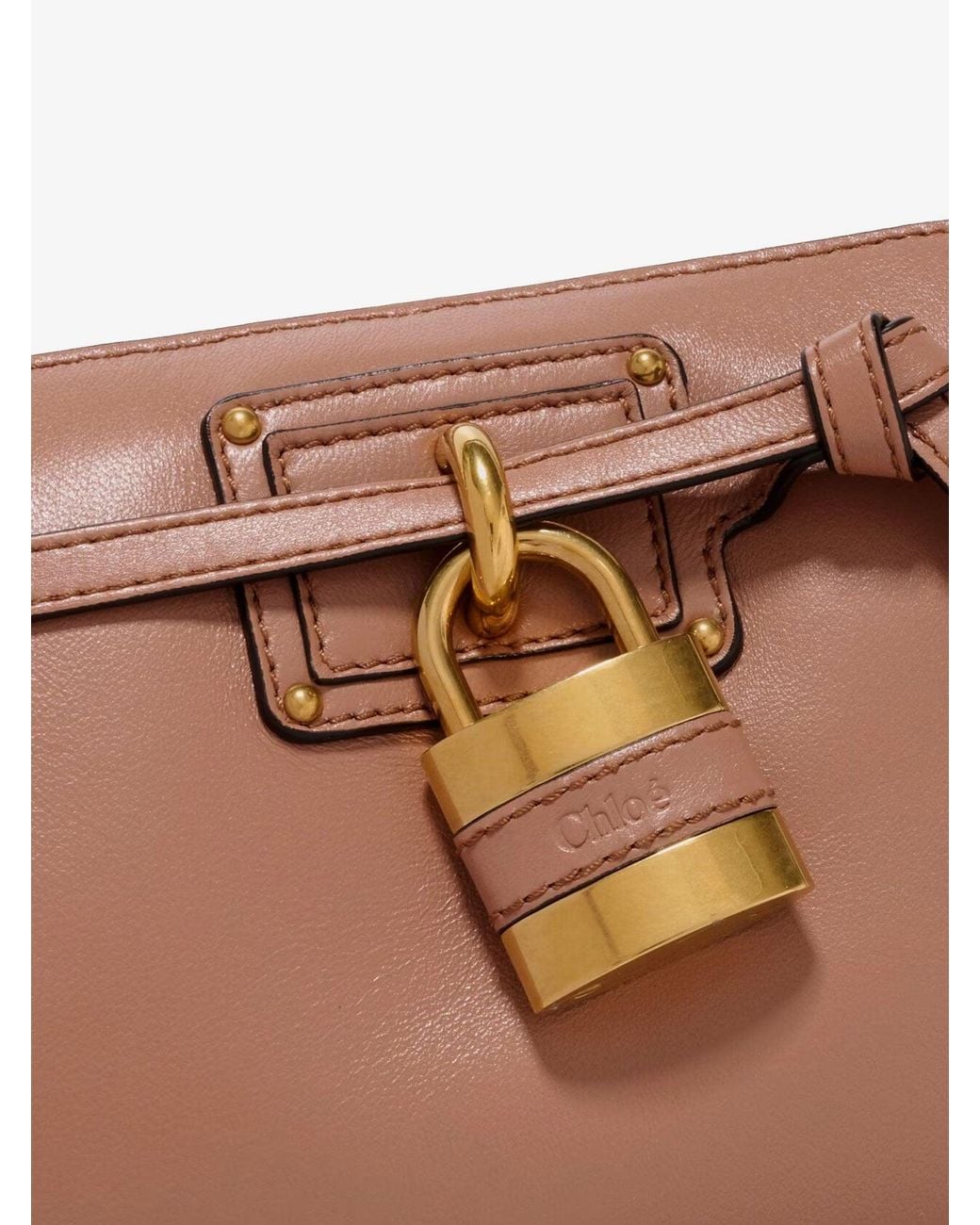 Chloé Paddington Sling Leather Shoulder Bag in Natural | Lyst UK