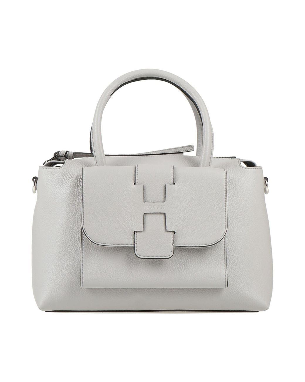 Hogan Light Handbag Leather in Gray | Lyst