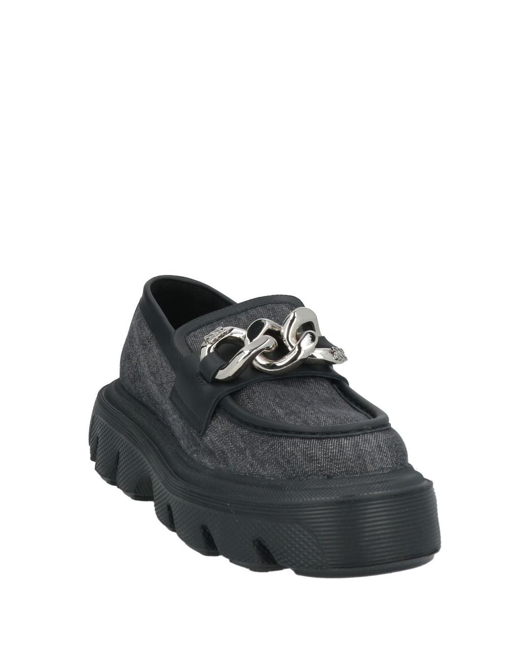 Casadei Loafers Leather, Textile Fibers in Gray | Lyst