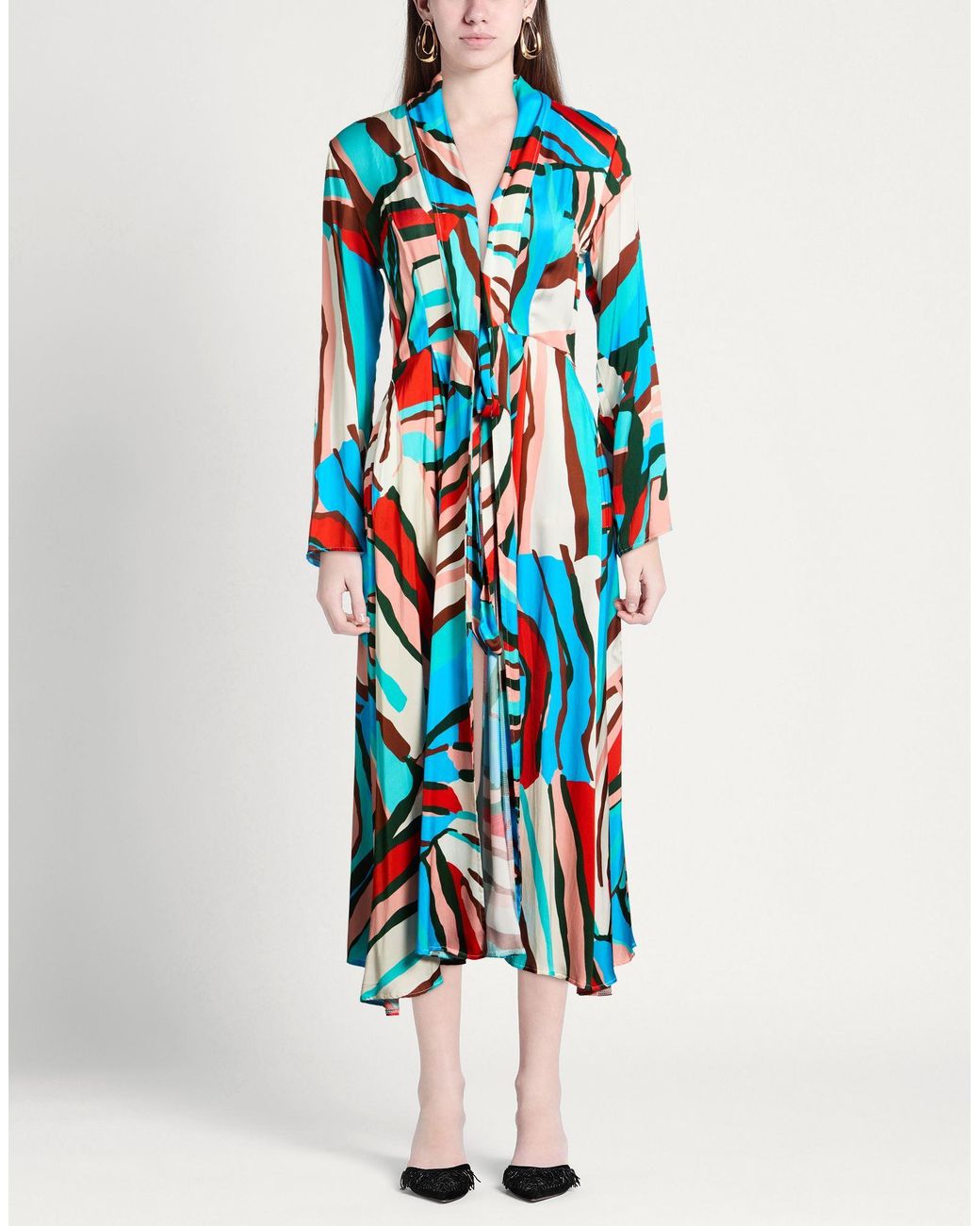 BRILLA BRILLA Maxi Dress Viscose in Blue | Lyst UK