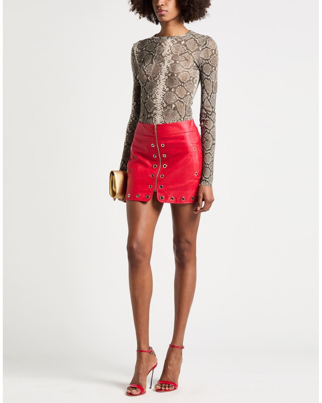Babylon Mini Skirts in Red | Lyst