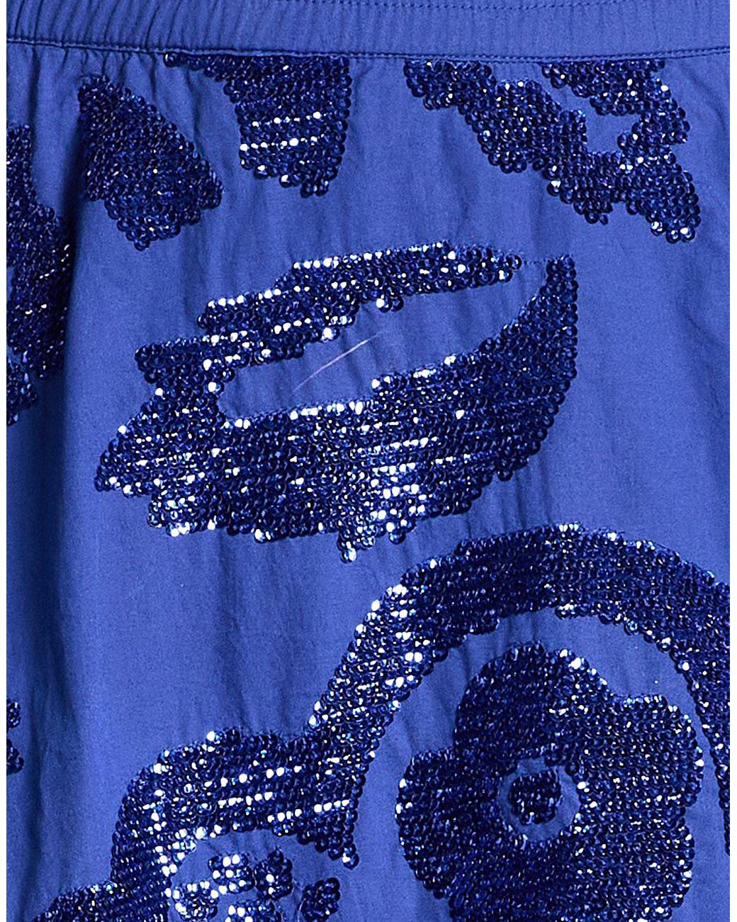 Essentiel Antwerp Midi Skirt Cotton in Blue | Lyst