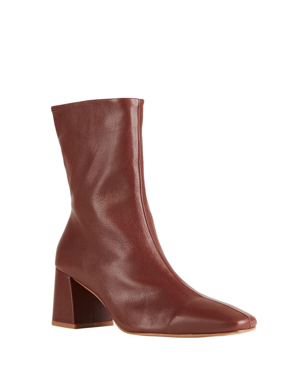 Pedro Garcia Brick Ankle Boots Leather in Brown | Lyst