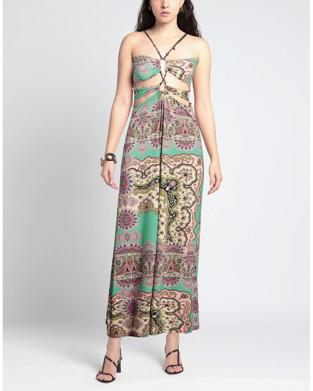 Miss Bikini Maxi Dress in White | Lyst UK