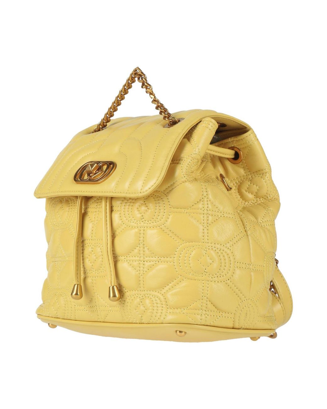 La Carrie Backpack Textile Fibers in Yellow | Lyst
