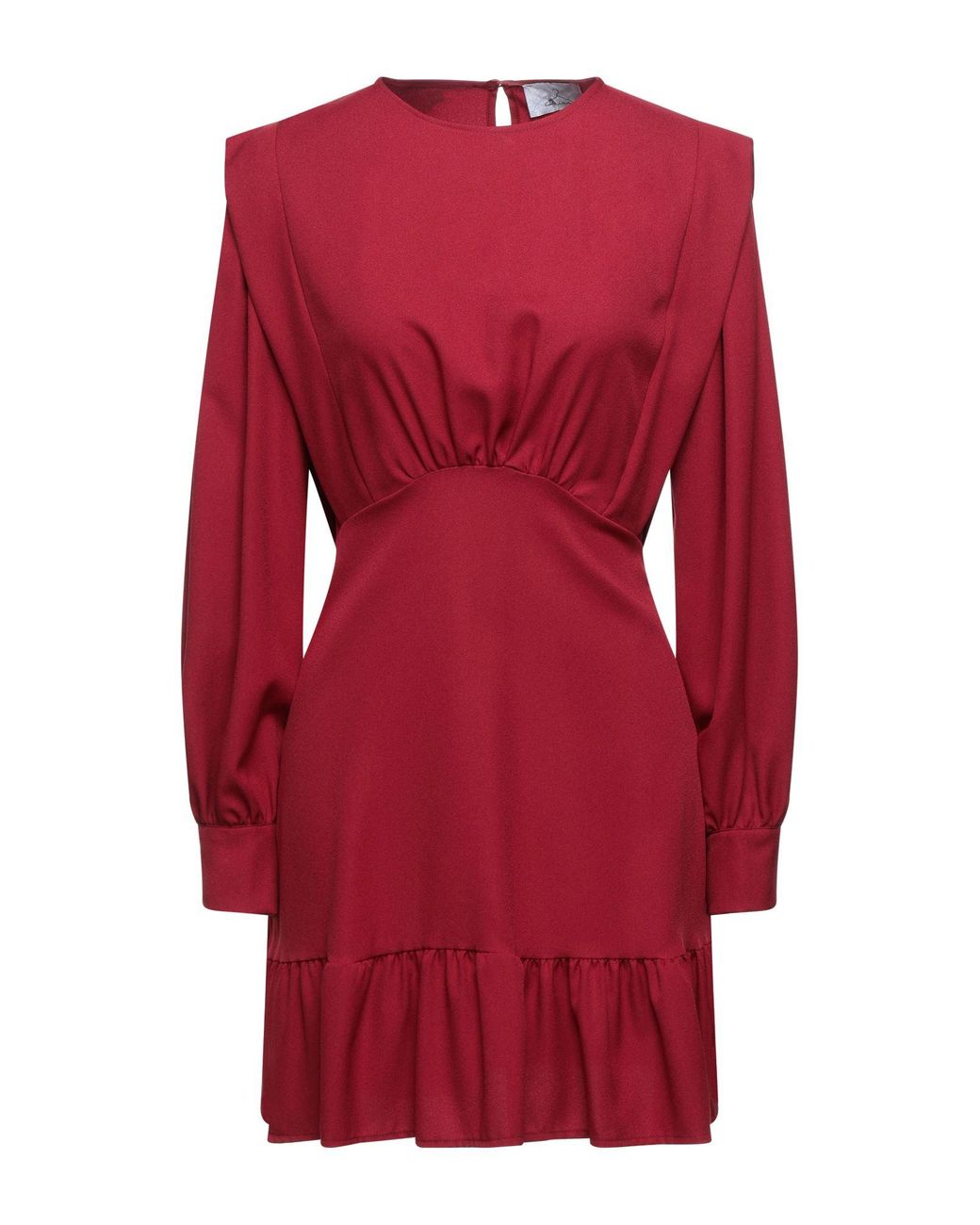 Berna Synthetic Short Dress in Maroon (Red) - Lyst