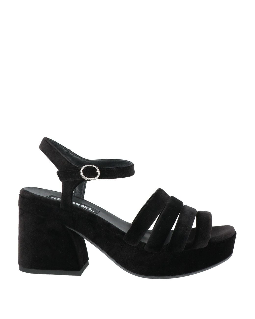 CAREL PARIS Sandals Textile Fibers in Black | Lyst
