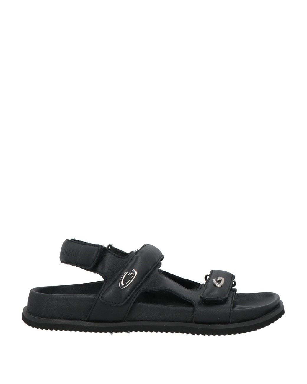 Alberto Guardiani Sandals Leather in Black | Lyst