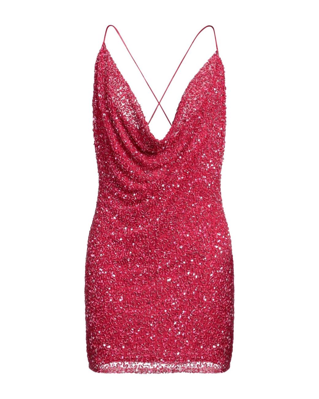 retroféte Mini Dress Nylon in Red | Lyst