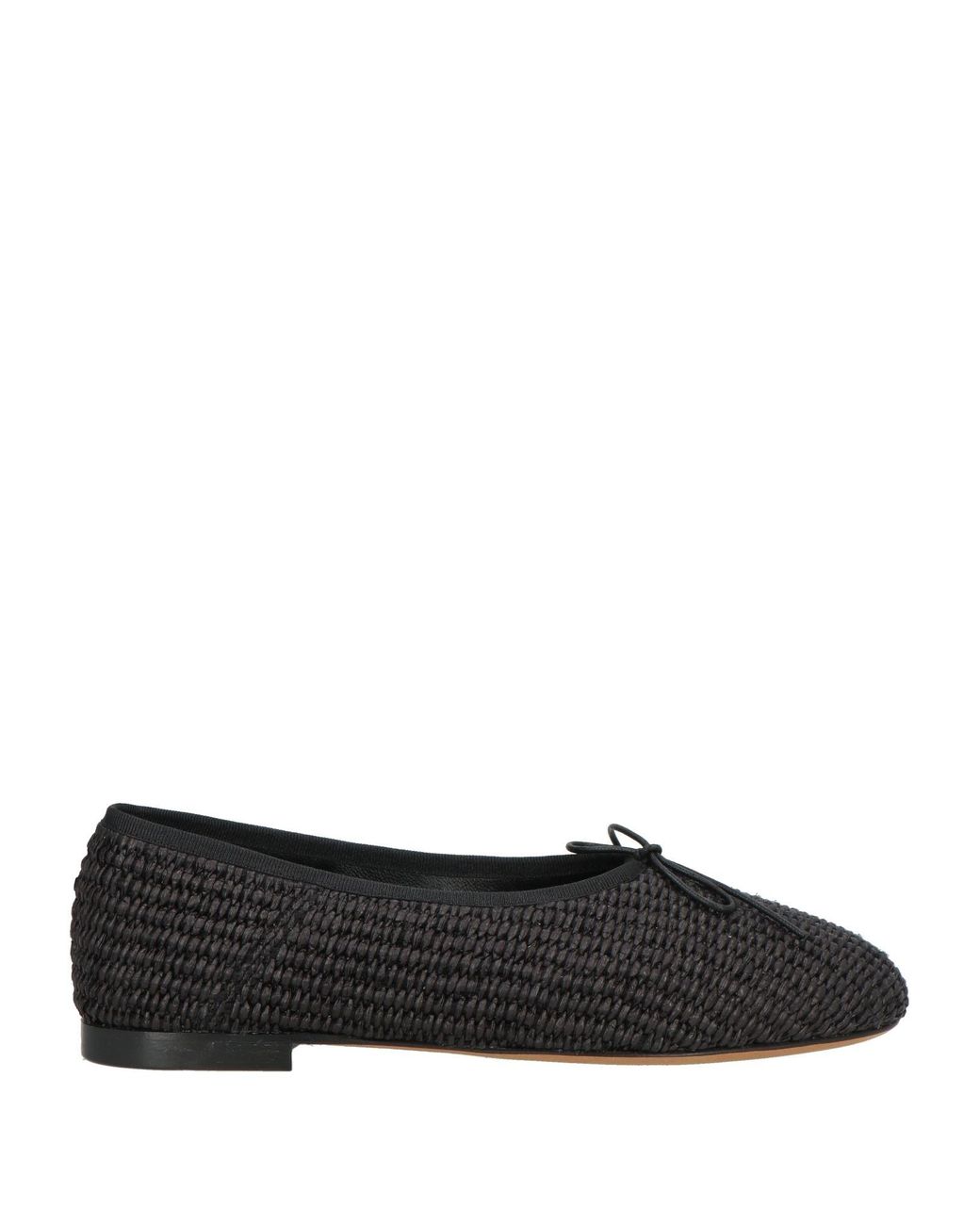 Mansur Gavriel Ballet Flats Textile Fibers in Black | Lyst