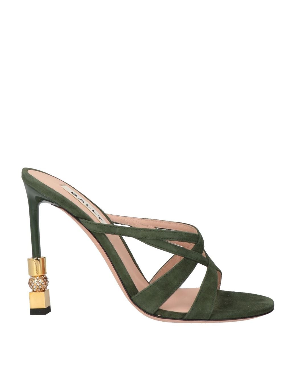 Bally Carolyn Leather Mules in Metallic | Lyst
