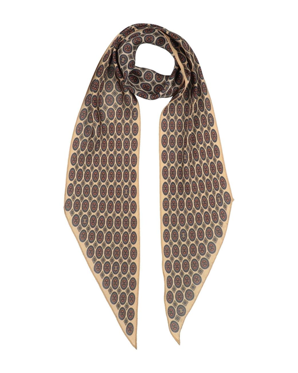 Celine Sand Scarf Silk in Natural | Lyst