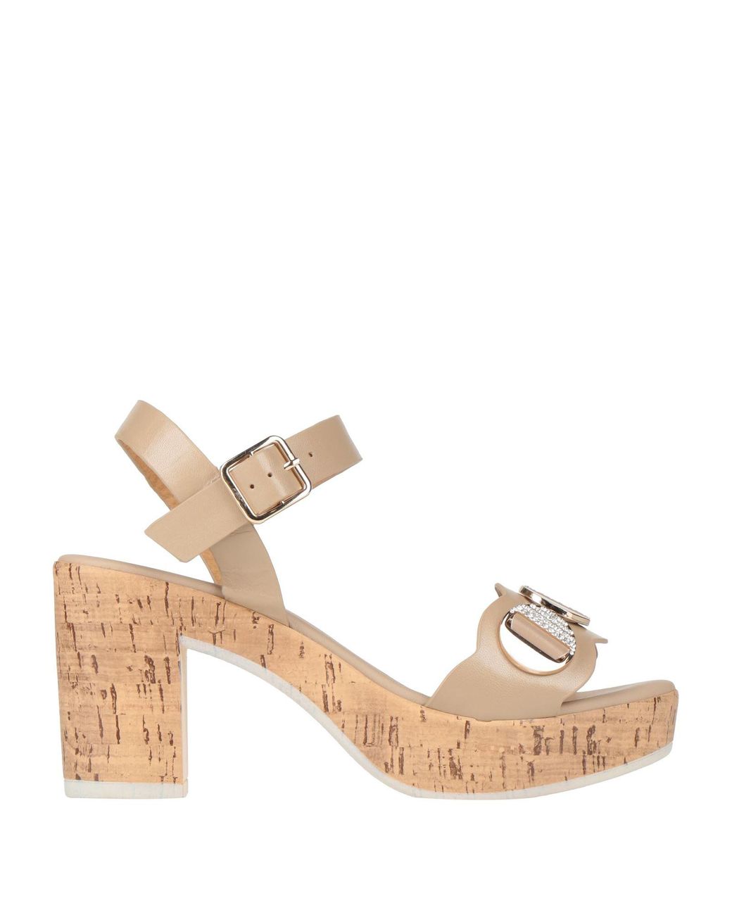 Repo Sandals Leather in Natural | Lyst