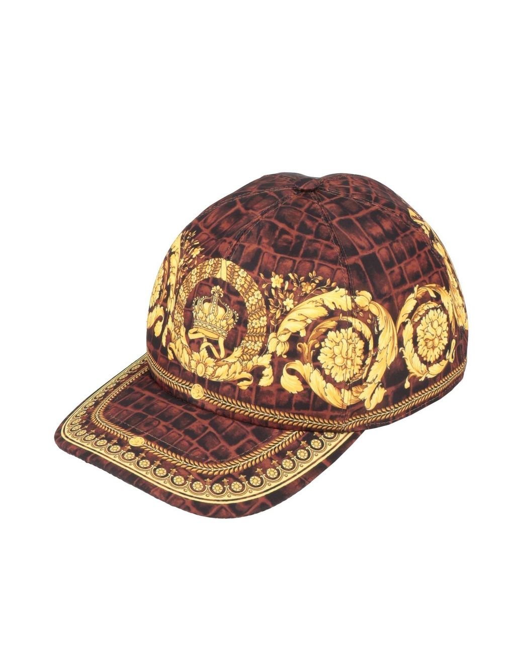 Versace Hat in Brown for Men | Lyst UK