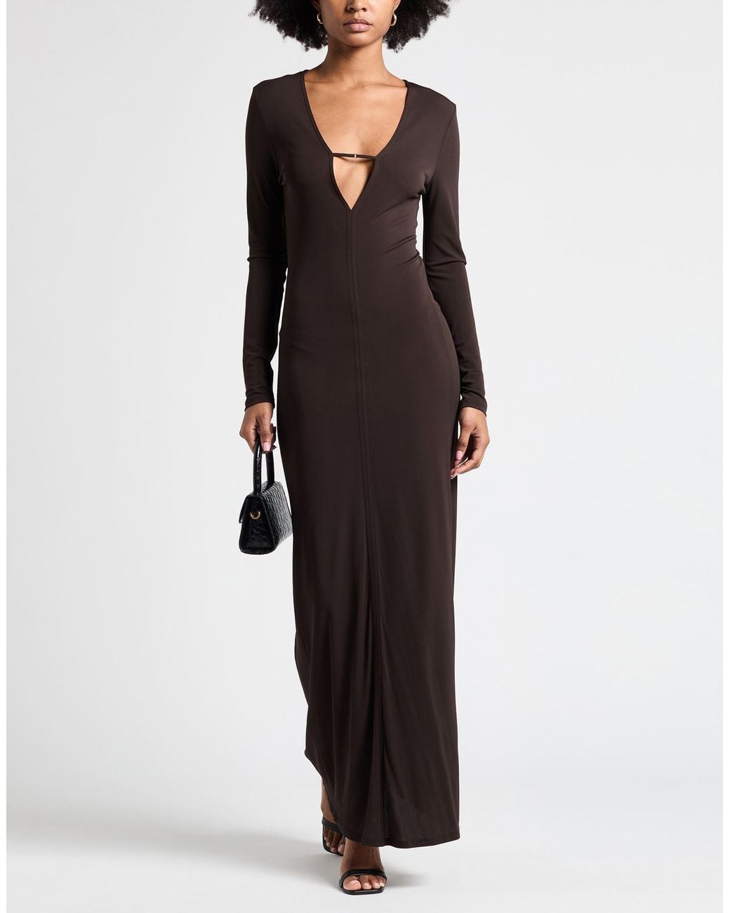 FRAME Maxi Dresses in Black | Lyst