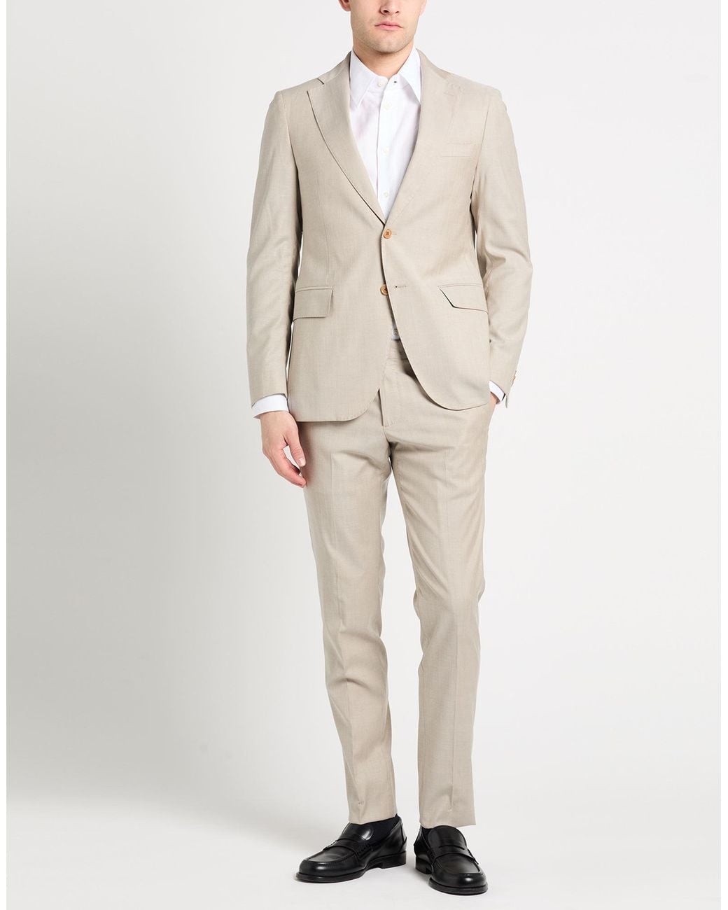 Tombolini Suit in White for Men | Lyst