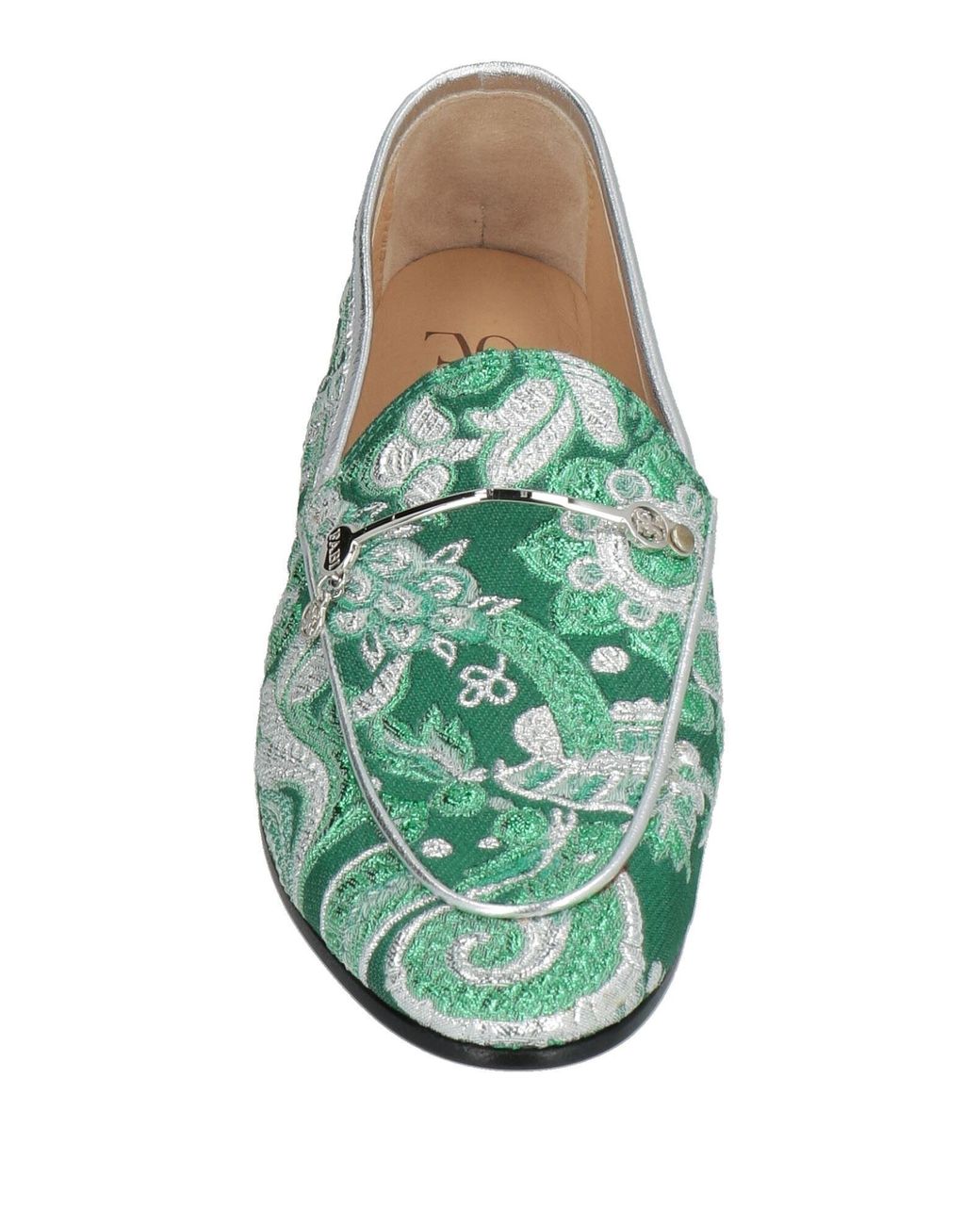 Fabi Loafers Textile Fibers, Leather in Green | Lyst