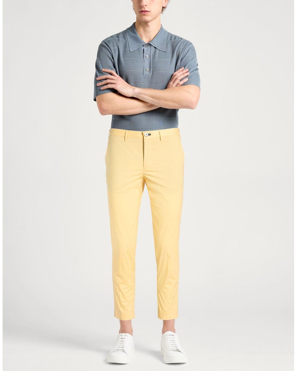 Incotex Pants in Natural for Men | Lyst UK