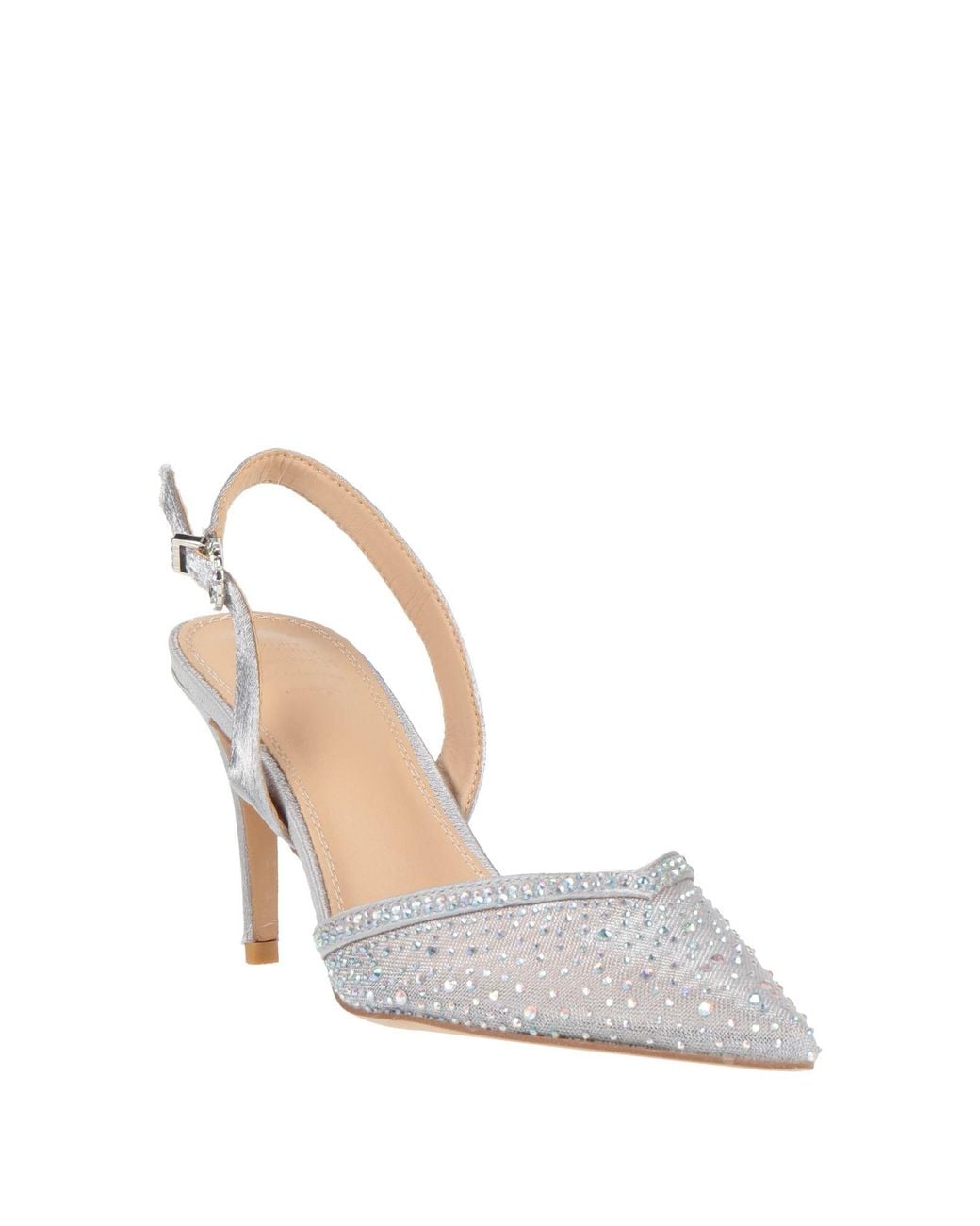 Twenty Four Haitch Pumps Textile Fibers in Metallic | Lyst UK