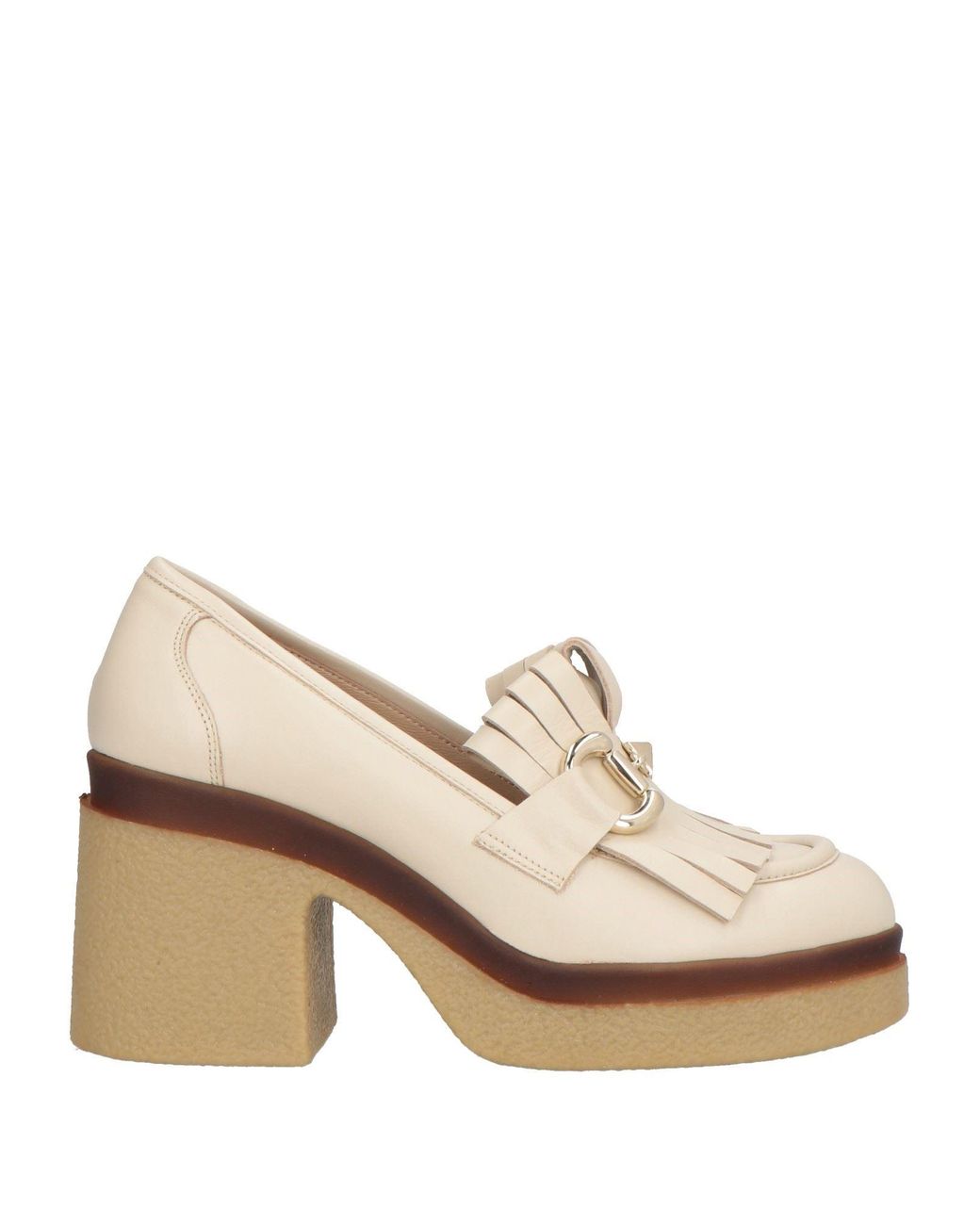 Tsakiris Mallas Loafers Leather in Natural | Lyst