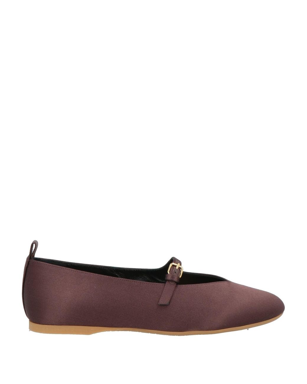 JW Anderson Chocolate Ballet Flats Textile Fibers in Brown | Lyst