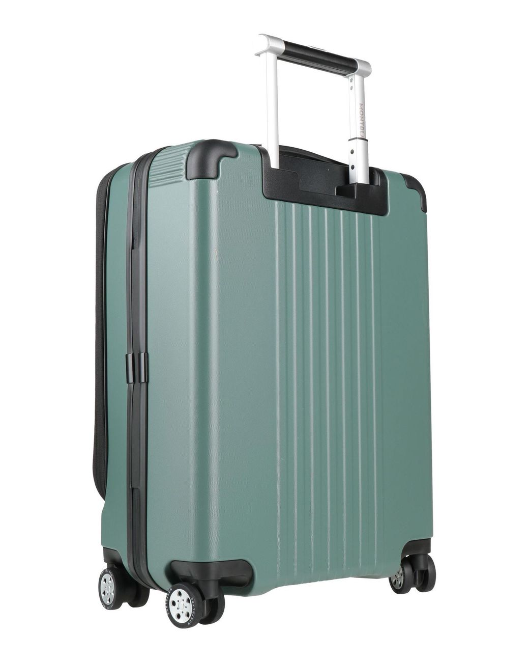 Montblanc Wheeled Luggage Polycarbonate, Leather in Green | Lyst UK