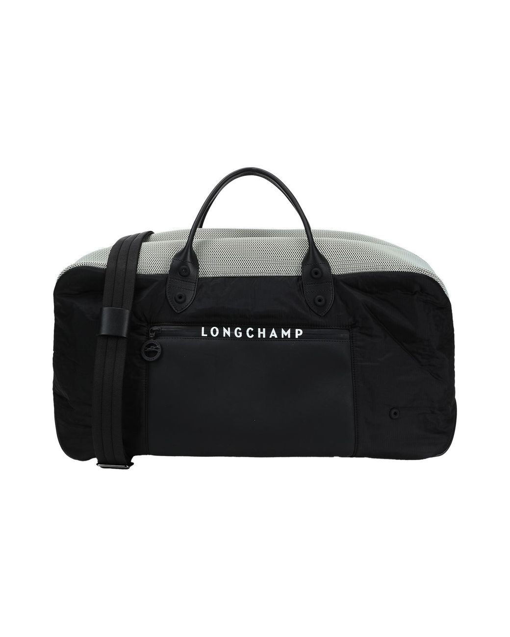 Longchamp Duffel Bags Textile Fibers in Black | Lyst