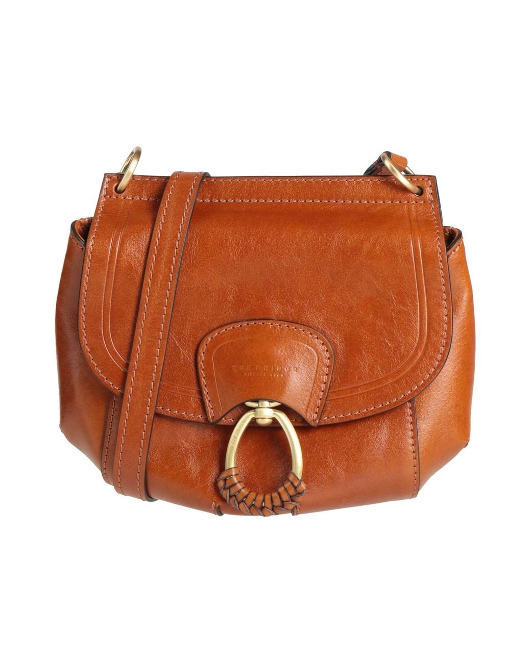 The Bridge Cross-Body Bag Leather in Brown | Lyst