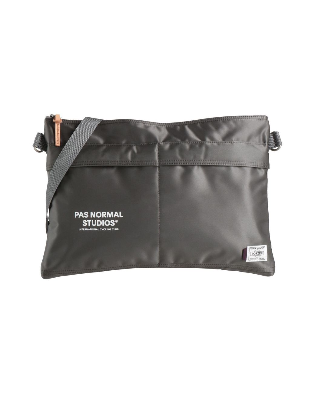 Pas Normal Studios Cross-Body Bag Textile Fibers, Leather in Gray for ...