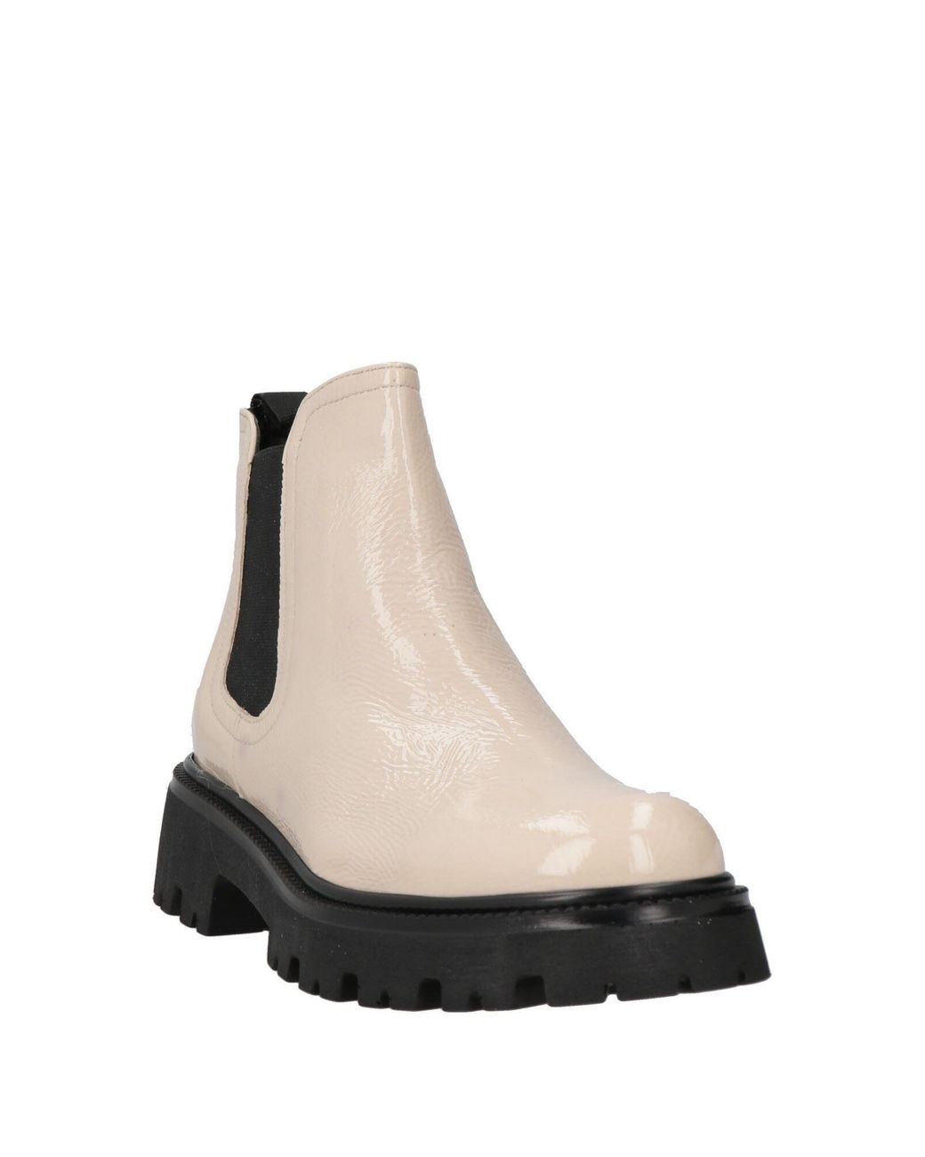 Melluso Cream Ankle Boots Leather in Natural | Lyst UK
