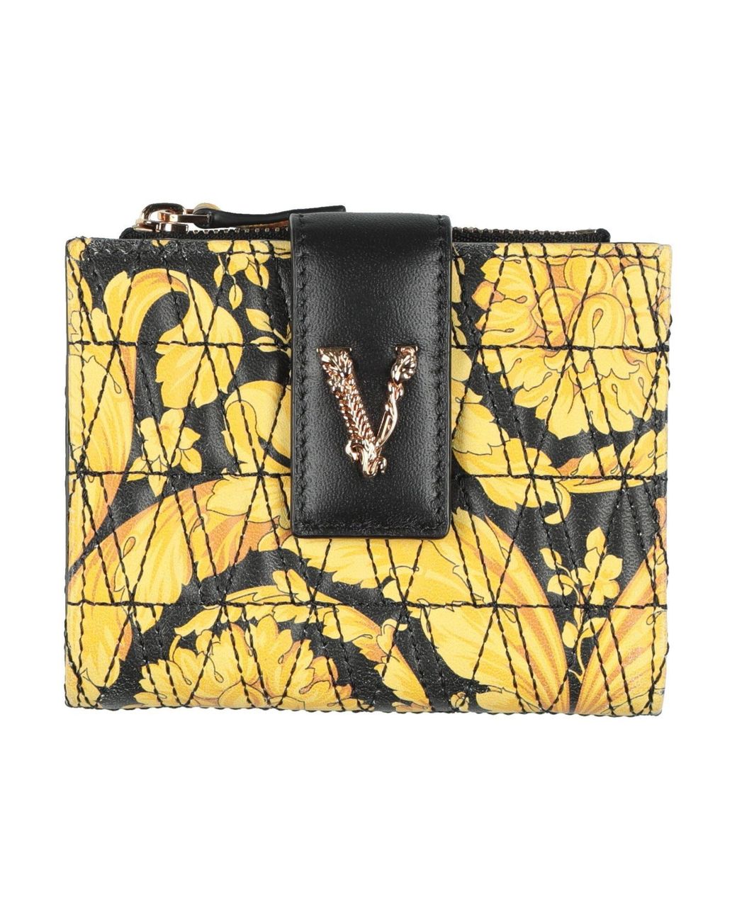 Versace Wallet in Metallic | Lyst