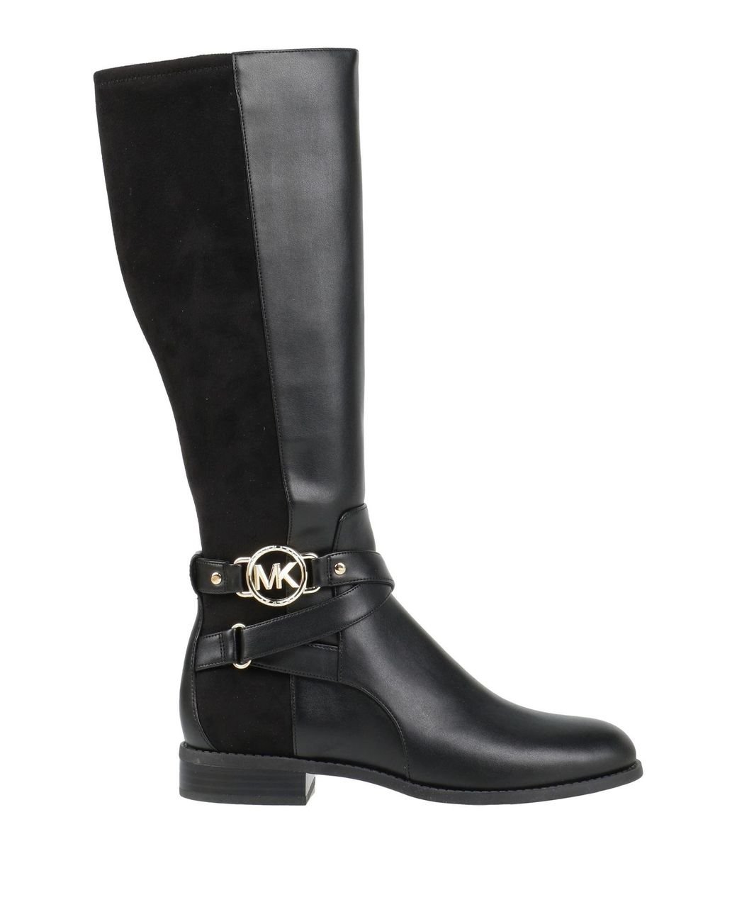 MICHAEL Michael Kors Boot Textile Fibers in Black | Lyst