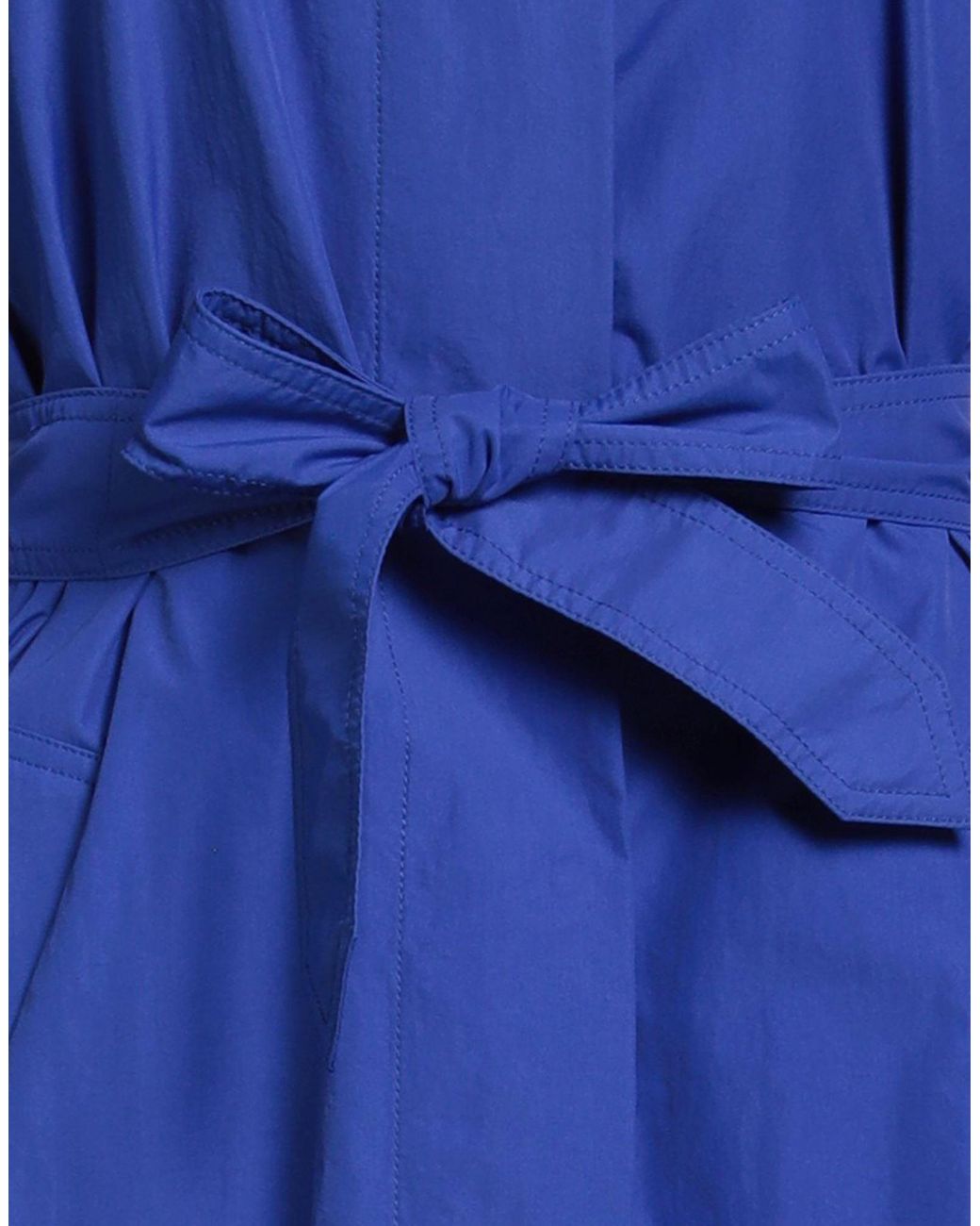 Weekend by Maxmara Overcoat & Trench Coat in Blue | Lyst