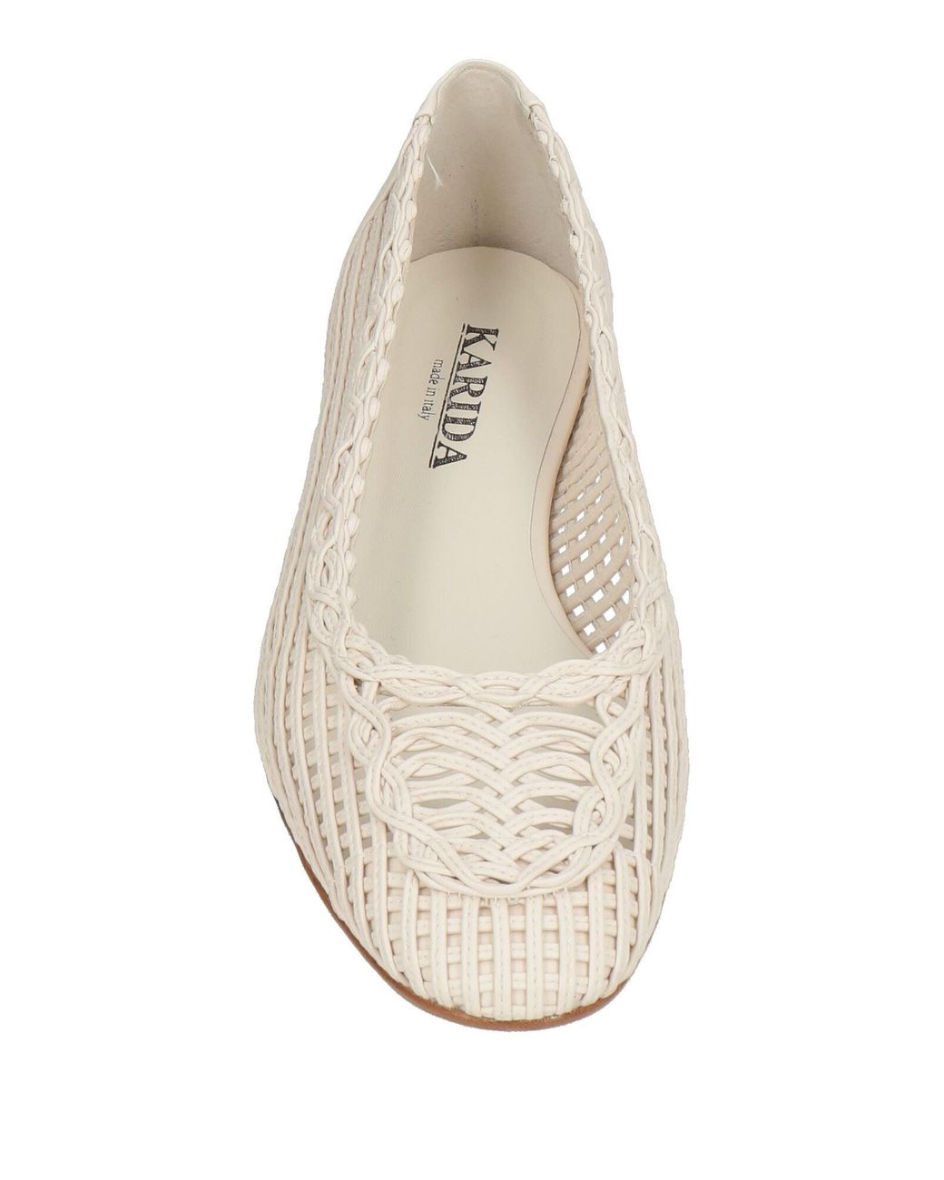 KARIDA Ballet Flats in Natural | Lyst
