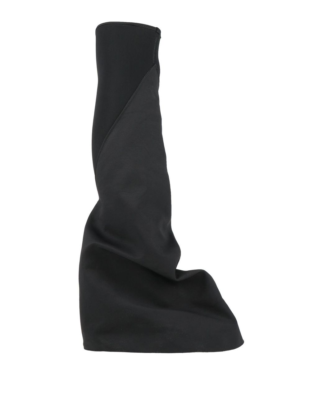 Rick Owens Boot Textile Fibers in Black | Lyst