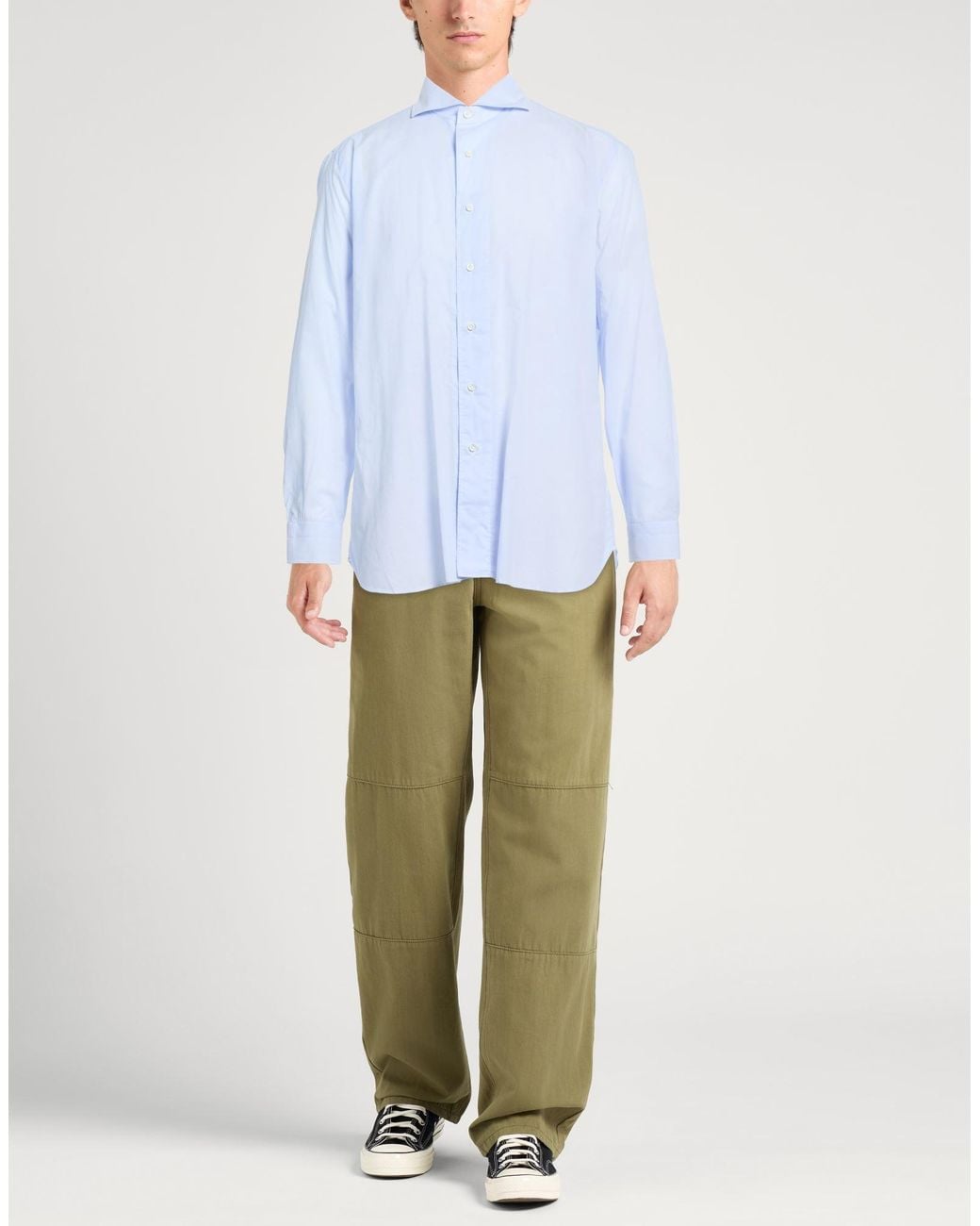 Truzzi Sky Shirt Cotton in Blue for Men | Lyst UK